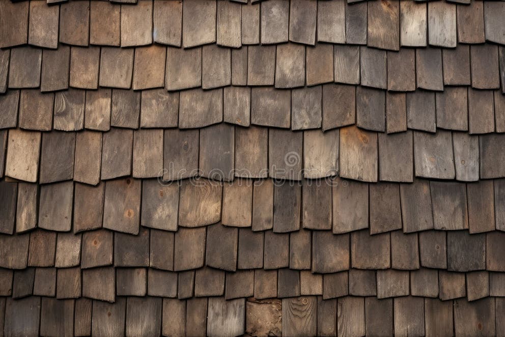 Processed Collage of Rustic Barn Roof Shingles Surface Texture ...