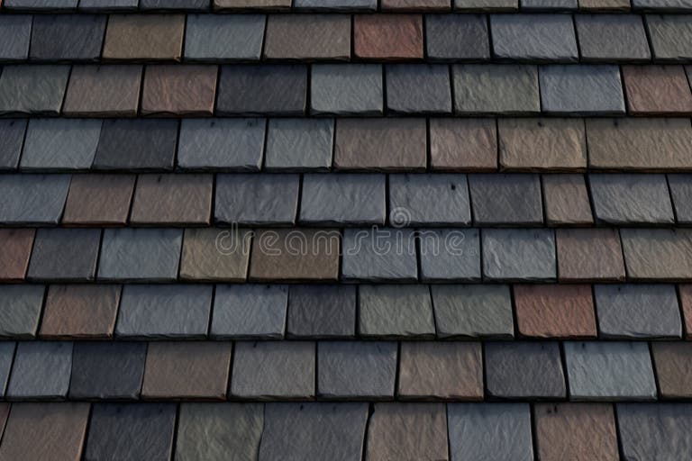 Processed Collage of Slate Roof Tiles Surface Texture. Background for ...
