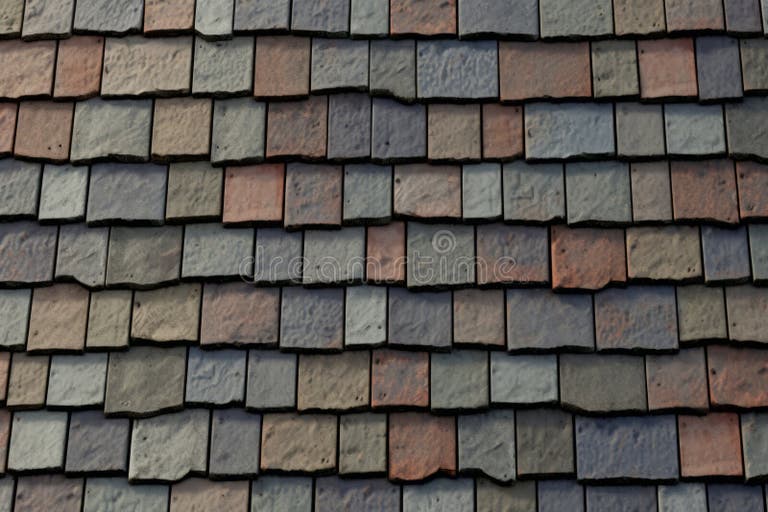 Processed Collage of Slate Roof Tiles Surface Texture. Background for ...