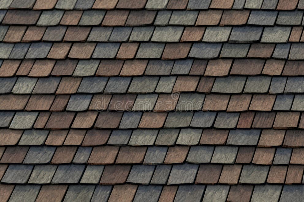 Processed Collage of Slate Roof Tiles Surface Texture. Background for ...