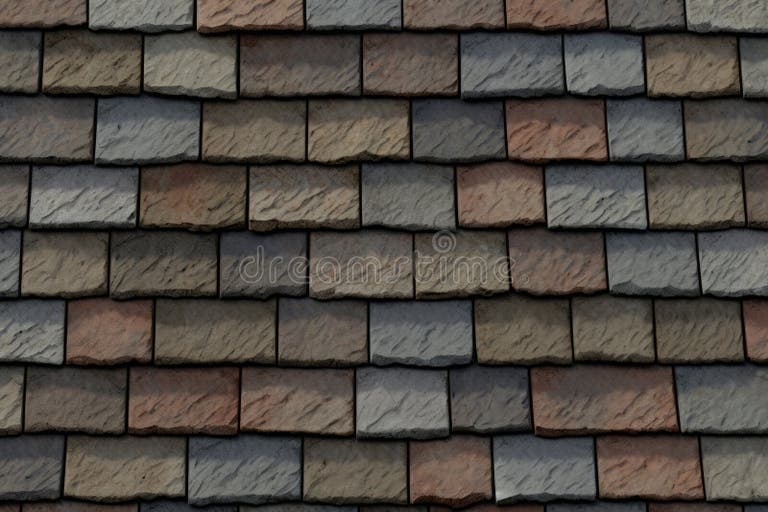 Processed Collage of Slate Roof Tiles Surface Texture. Background for ...