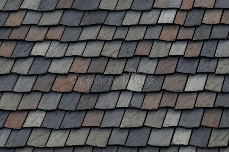 Processed Collage of Slate Roof Tiles Surface Texture. Background for ...