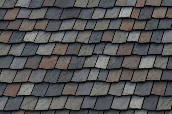 Processed Collage of Slate Roof Tiles Surface Texture. Background for ...