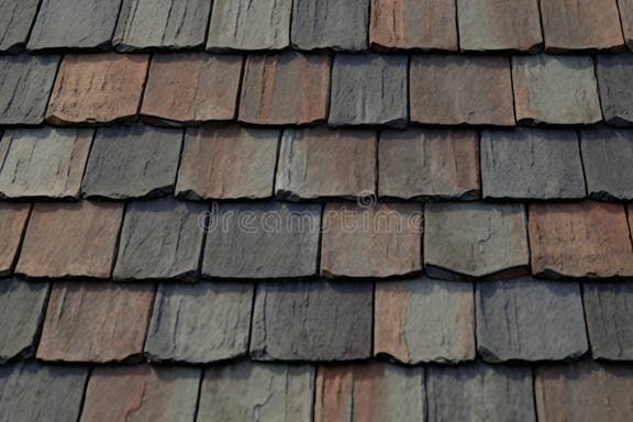 Processed Collage of Slate Roof Tiles Surface Texture. Background for ...