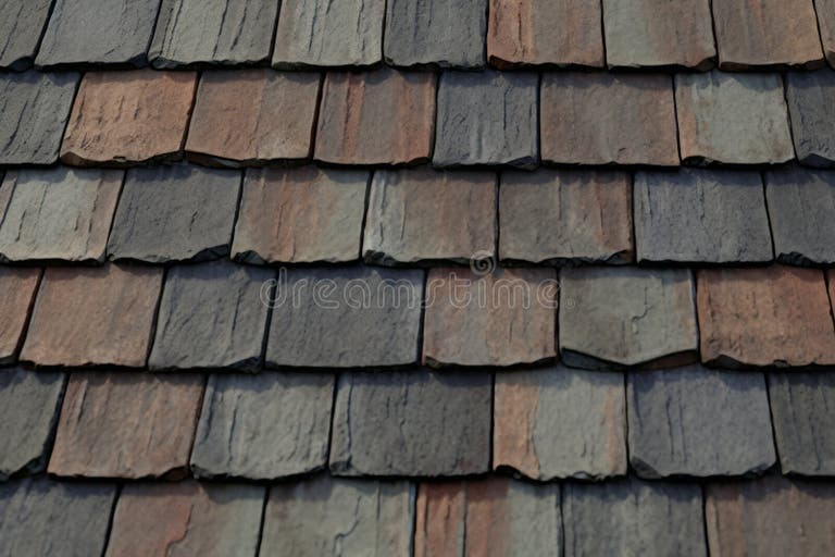 Processed Collage of Slate Roof Tiles Surface Texture. Background for ...