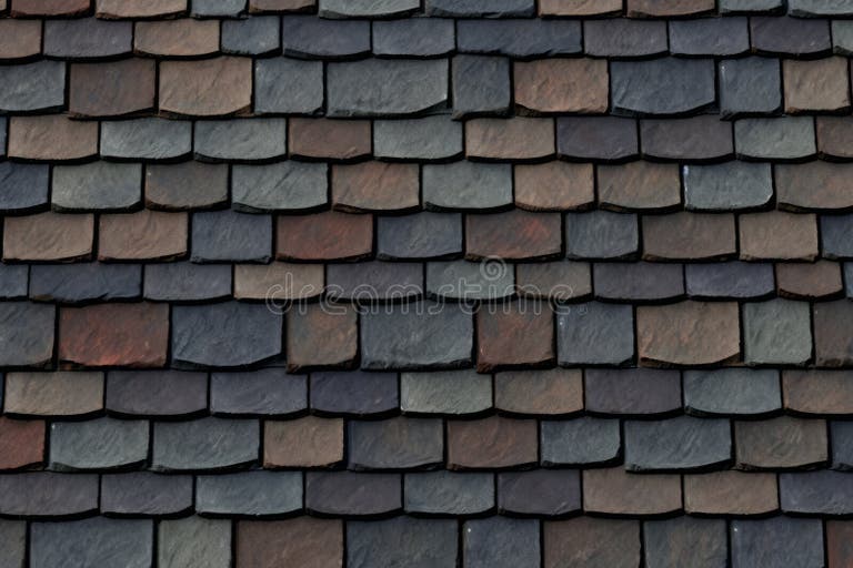 Processed Collage of Slate Roof Tiles Surface Texture. Background for ...