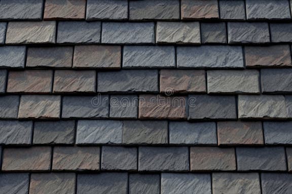 Processed Collage of Slate Roof Tiles Surface Texture. Background for ...