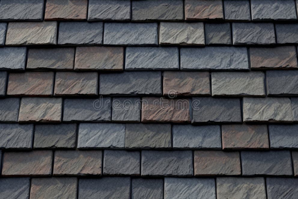 Processed Collage of Slate Roof Tiles Surface Texture. Background for ...