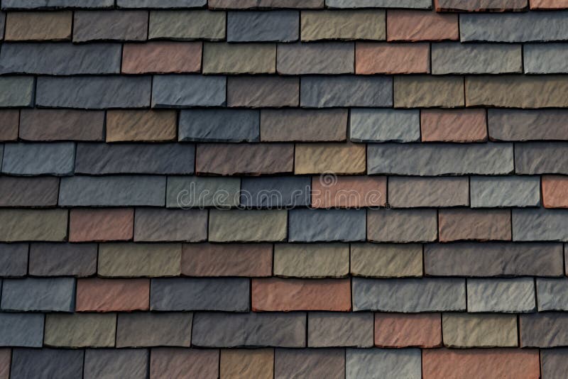 Processed Collage of Slate Roof Tiles Surface Texture. Background for ...
