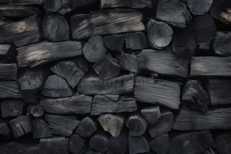 Processed Collage of Smoking Wood Planks Surface Texture. Background ...