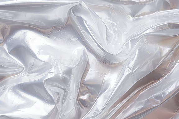 Processed Collage of Transparent Cellophane Plastic Foil Texture ...