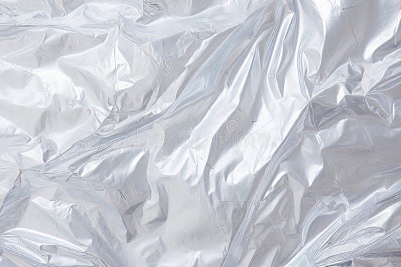 Processed Collage of Transparent Cellophane Plastic Foil Texture ...