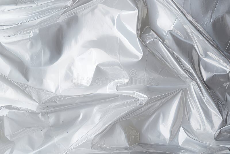 Processed Collage of Transparent Cellophane Plastic Foil Texture ...