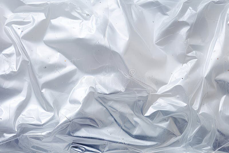 Processed Collage of Transparent Cellophane Plastic Foil Texture ...