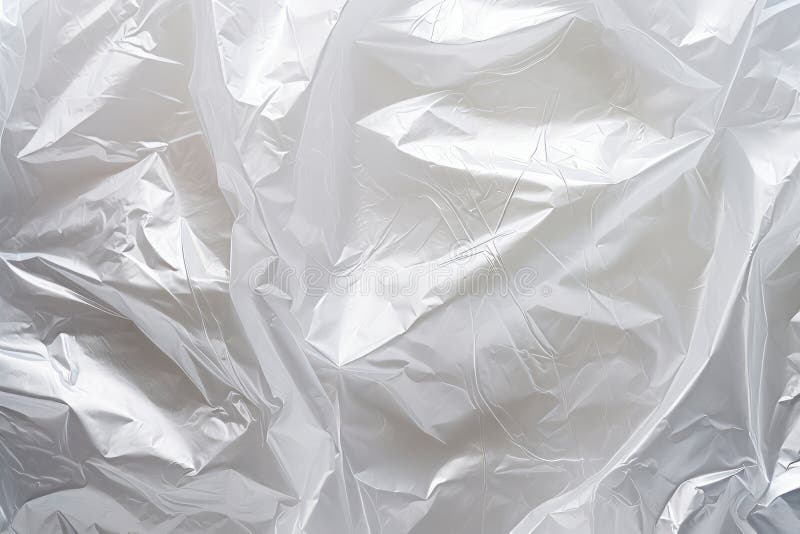 Processed Collage of Transparent Cellophane Plastic Foil Texture ...