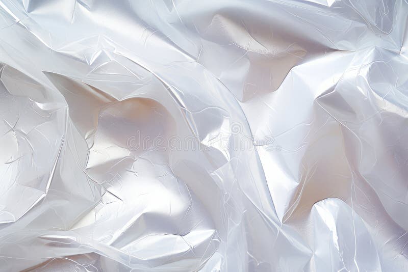 Processed Collage of Transparent Cellophane Plastic Foil Texture ...