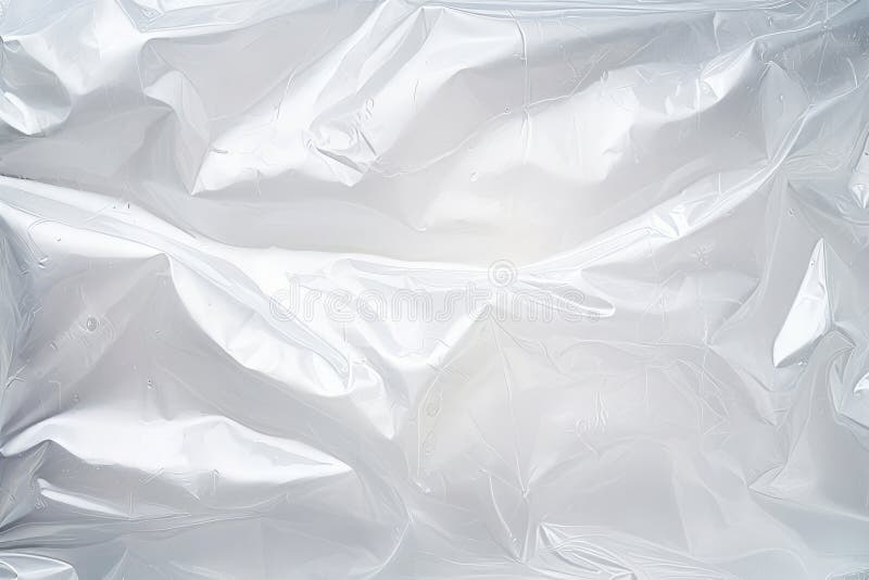 Processed Collage of Transparent Cellophane Plastic Foil Texture ...