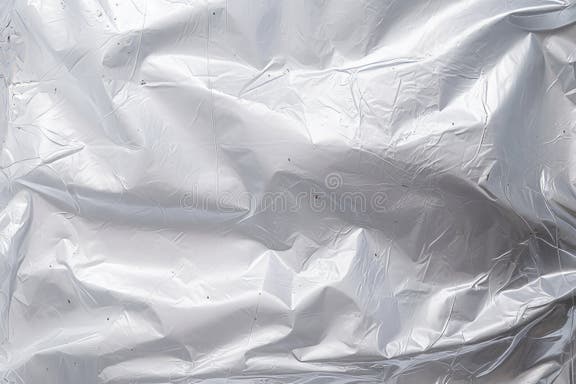 Processed Collage of Transparent Cellophane Plastic Foil Texture ...