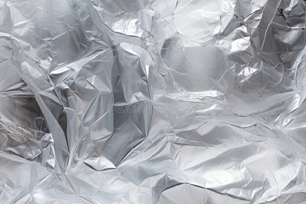 Processed Collage of Transparent Cellophane Plastic Foil Texture ...