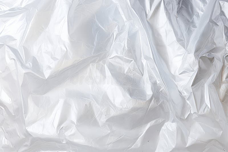 Processed Collage of Transparent Cellophane Plastic Foil Texture ...