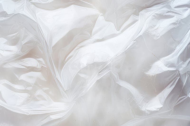 Processed Collage of Transparent Cellophane Plastic Foil Texture ...