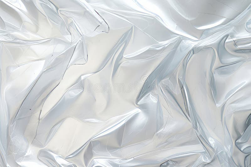 Processed Collage of Transparent Cellophane Plastic Foil Texture ...