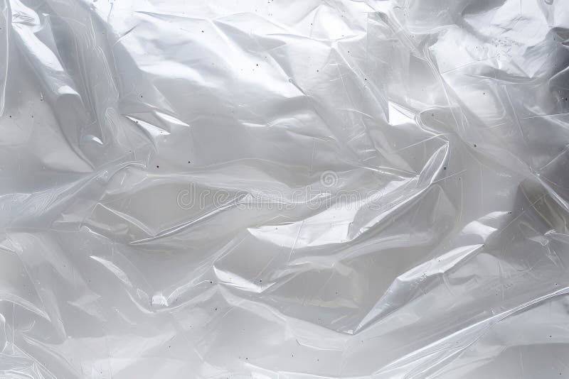 Processed Collage of Transparent Cellophane Plastic Foil Texture ...