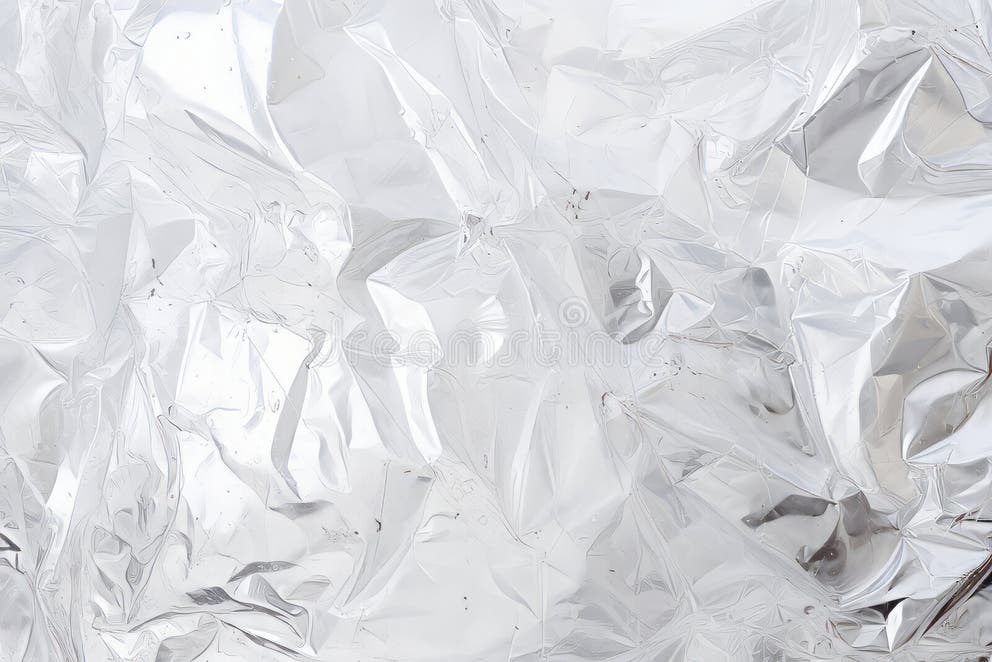 Processed Collage of Transparent Cellophane Plastic Foil Texture ...