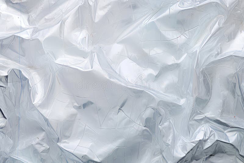 Processed Collage of Transparent Cellophane Plastic Foil Texture ...