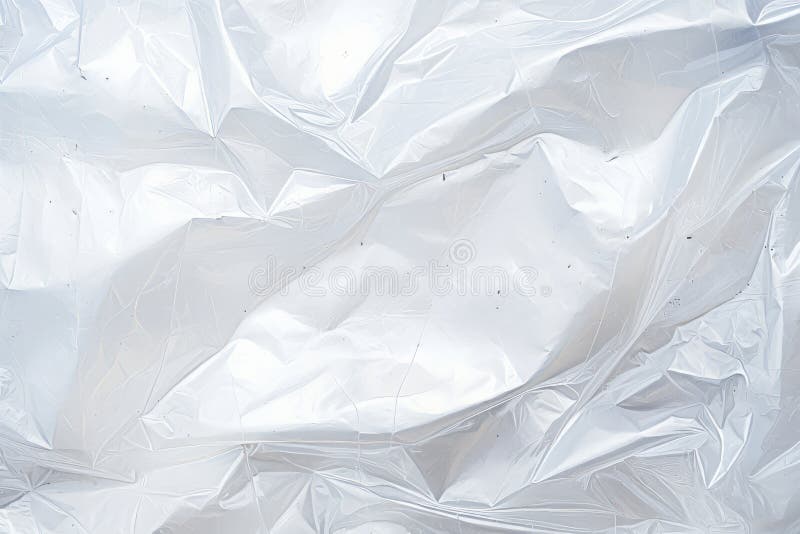 Processed Collage of Transparent Cellophane Plastic Foil Texture ...