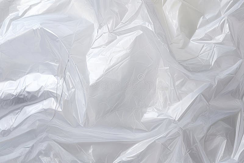 Processed Collage of Transparent Cellophane Plastic Foil Texture ...