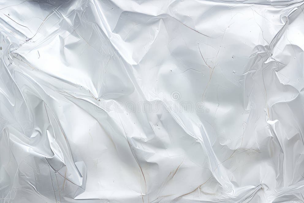 Processed Collage of Transparent Cellophane Plastic Foil Texture ...