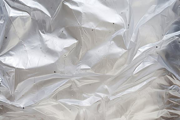 Processed Collage of Transparent Cellophane Plastic Foil Texture ...