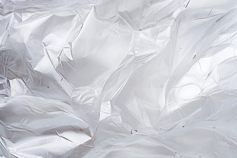 Processed Collage of Transparent Cellophane Plastic Foil Texture ...