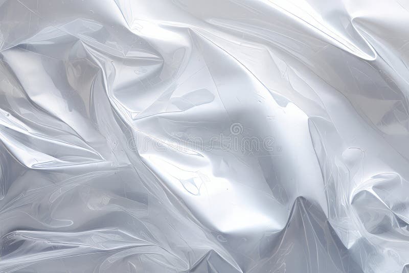 Processed Collage of Transparent Cellophane Plastic Foil Texture ...