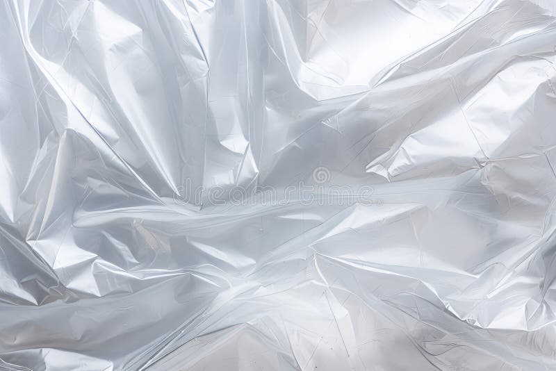 Processed Collage of Transparent Cellophane Plastic Foil Texture ...