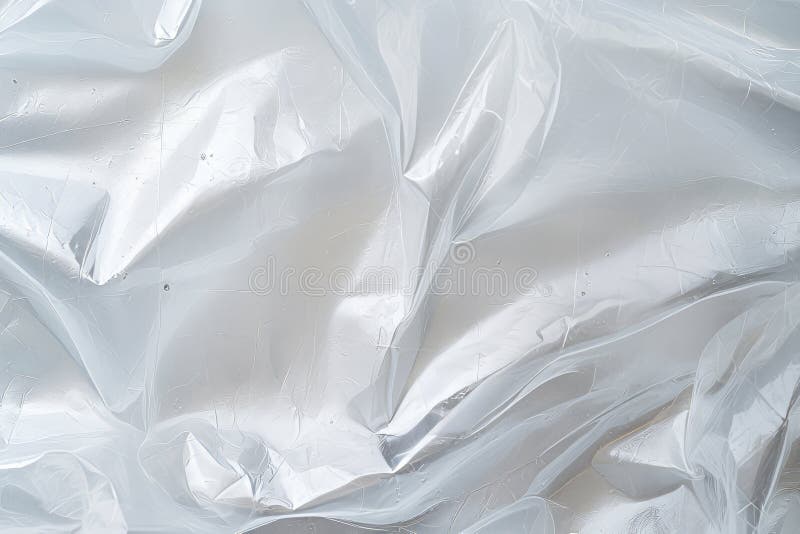 Processed Collage of Transparent Cellophane Plastic Foil Texture ...