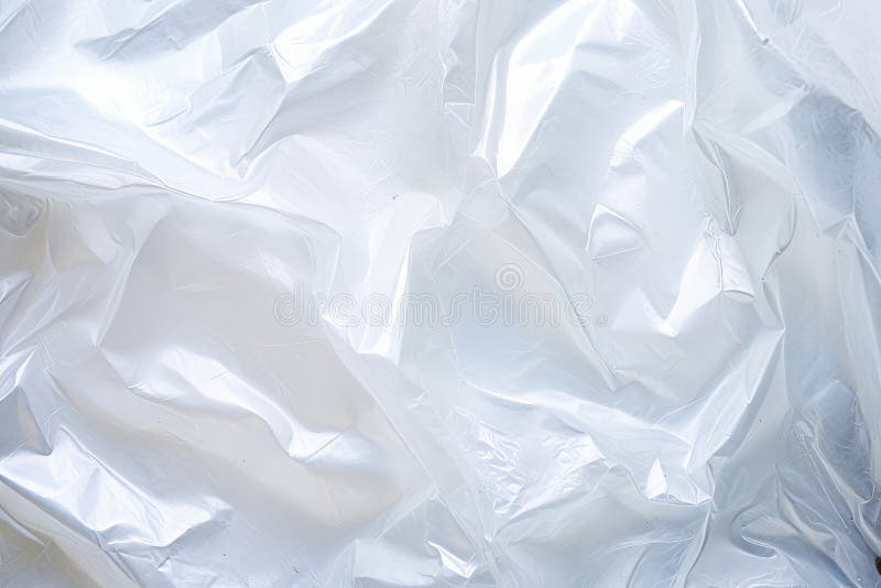 Processed Collage of Transparent Cellophane Plastic Foil Texture ...