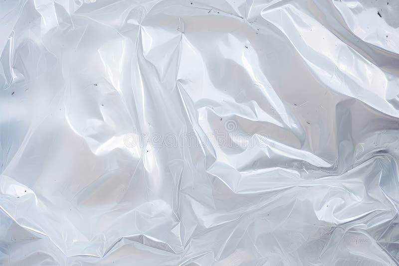 Processed Collage of Transparent Cellophane Plastic Foil Texture ...