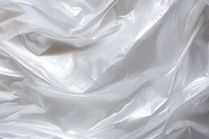 Processed Collage of Transparent Cellophane Plastic Foil Texture ...