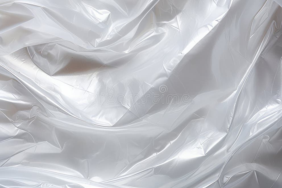 Processed Collage of Transparent Cellophane Plastic Foil Texture ...