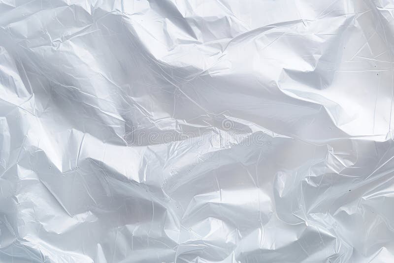 Processed Collage of Transparent Cellophane Plastic Foil Texture ...