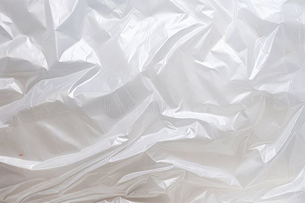 Processed Collage of Transparent Cellophane Plastic Foil Texture ...