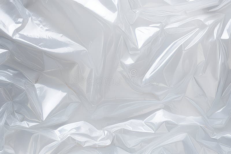 Processed Collage of Transparent Cellophane Plastic Foil Texture ...