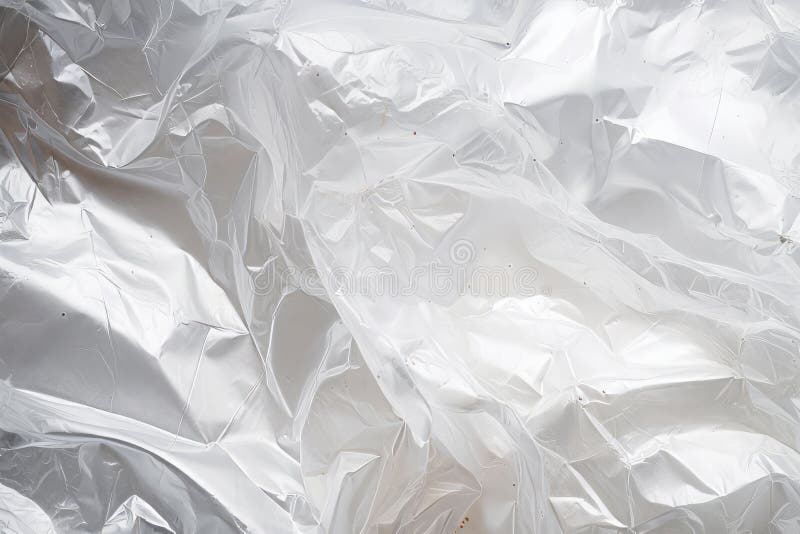 Processed Collage of Transparent Cellophane Plastic Foil Texture ...