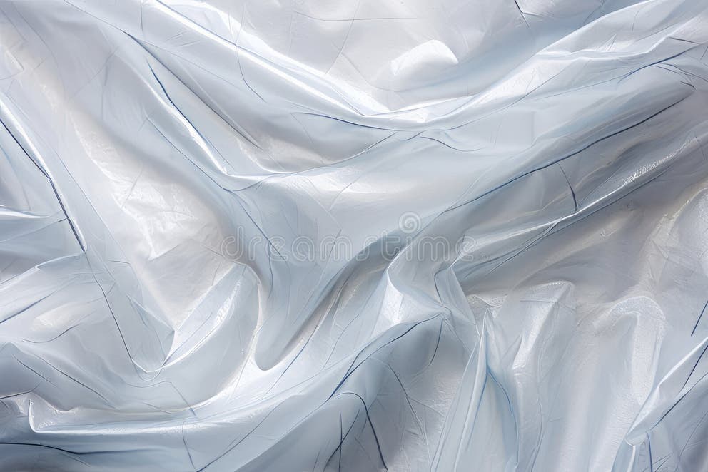 Processed Collage of Transparent Cellophane Plastic Foil Texture ...