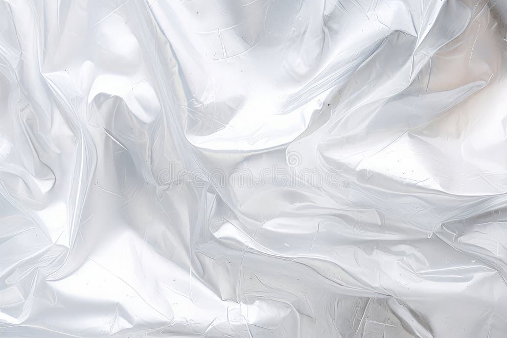 Processed Collage of Transparent Cellophane Plastic Foil Texture ...