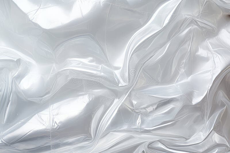 Processed Collage of Transparent Cellophane Plastic Foil Texture ...