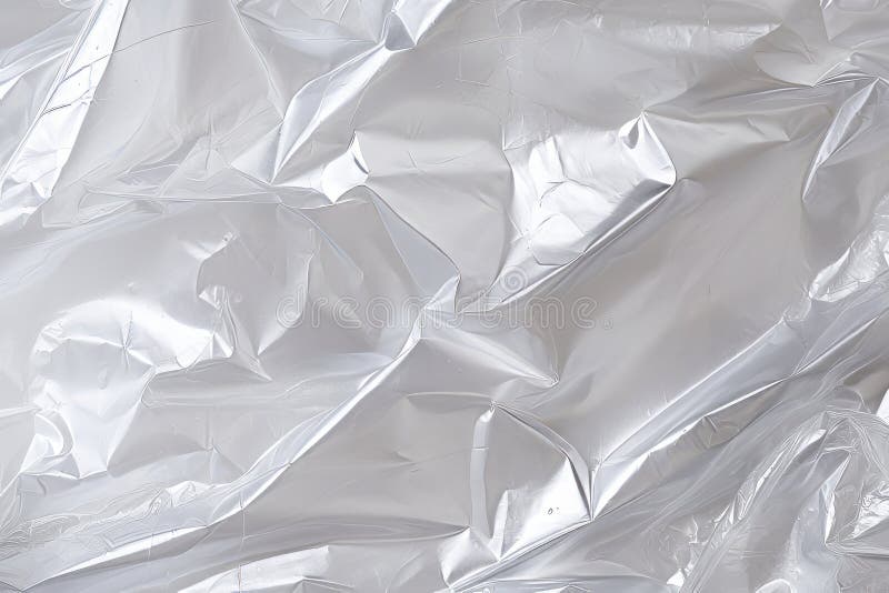 Processed Collage of Transparent Cellophane Plastic Foil Texture ...