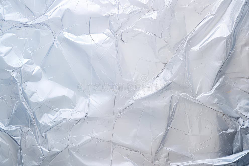 Processed Collage of Transparent Cellophane Plastic Foil Texture ...